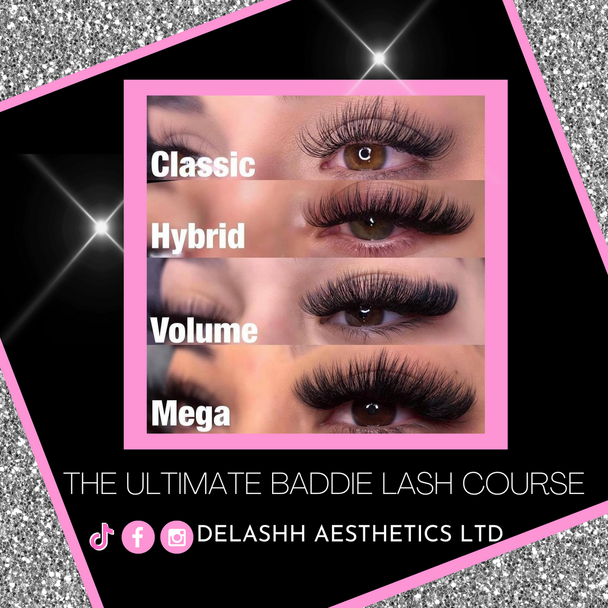The Ultimate Baddie Lash Package – Delashh Aesthetics & Training Limited